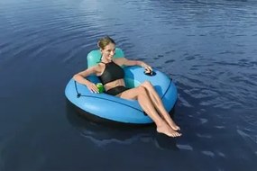Bestway Nafukovací křeslo na vodu Whitecup - průměr 106cm modrý