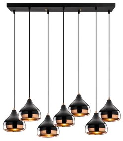 Designový lustr Salwah 88 cm černý