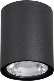 NV 9200611 Venkovní stropní svítidlo CECI černý hliník skleněný difuzor Osram LED 6W 3000K 100-240V 76st. IP65 - NOVA LUCE