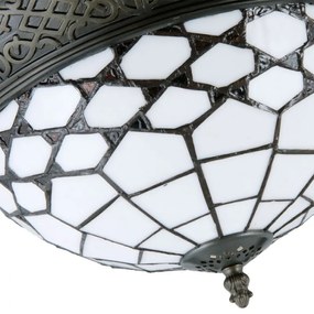 Stropní svítidlo Tiffany Roof -	Ø 38*19 cm / E14/Max. 2x40 Watt – 38x19 cm