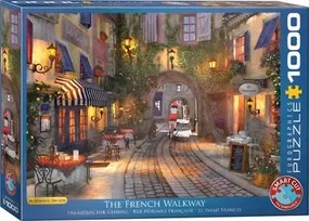 EUROGRAPHICS Puzzle Francouzská ulička / 1000 dílků / 67,63 × 48,89 cm