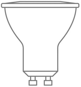 LED žárovka GU10 PAR16 OSRAM 4,5W (50W) studená bílá (6500K) reflektor 36°