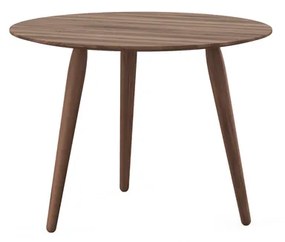 Odkládací stolek Play z dubového masivu- Ø52 Rozměry:: 52x32cm, typ dřeva:: přírodní ořech