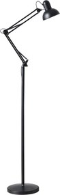 Brilagi - Flexibilní stojací lampa TASKER 1xE27/60W/230V 184 cm černá