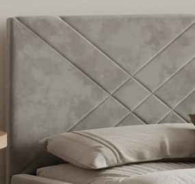 Postel PADWA 140x200 béžová s úložným prostorem