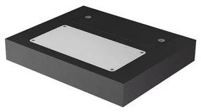 Redo Nástěnné LED svítidlo Lamina, d.16cm Barva: Černá