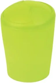 Spirella MOVE výklopný odpadkový koš 5 L zelený / plast