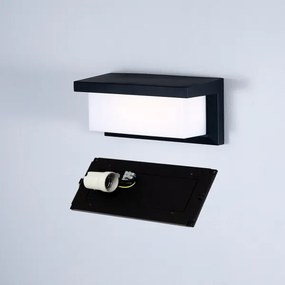 Brilagi - LED RGBW Venkovní nástěnné svítidlo BRICKY 1xE27/9W/230V černá IP54