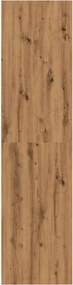 Šatní skříň dub artisan 30 x 50 x 200 cm kompozitní dřevo 3307782