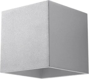 Nástěnné svítidlo SOLLUX Quad 1 G9 1x40W bez zdroje SL.0058 šedá