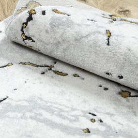 Kusový koberec Allure 1963 white/gold kruh, 200x200 (priemer) kruh, biela, kancelária, Dywany Łuszczów