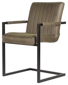 LABEL51 jídelní židle MILO armádně zelená Color: Army green UK-30.205