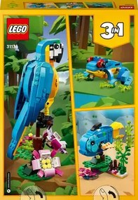 LEGO® Creator 3 v 1 31136 Exotický papoušek / Počet dílků: 253 / od 7