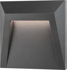 NV 8403624 Venkovní nástěnné svítidlo LUTON tmavě šedý ABS LED 1.2W 3000K IP65 100-220V vč. driveru - NOVA LUCE
