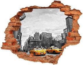 Wallmuralia Foto fotografie díra na zeď Taxi New York 90x70 cm