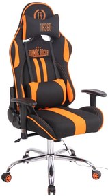 Bhm germany Kancelářská židle Limit XM s masážní funkcí, textil, černá / oranžová