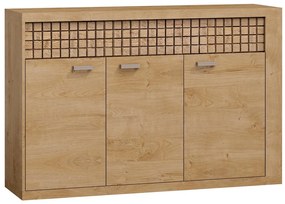 Casarredo - Komfort nábytek Komoda NATURAL N8, 3D2S dub ribbeck/kostka