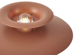Retro stolní lampa mocha ocel 45 cm - Pauly