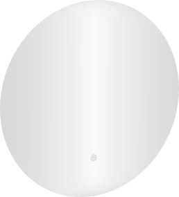 Kulaté LED zrcadlo SISI 80 cm čiré