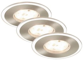 Briloner | Briloner 7197-032-SADA 3x LED Stmívatelné koupelnové svítidlo LED/4,5W/230V IP44 | BL0970