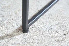 Sada odkládacích stolků Khalil 40 cm antik stříbrná
