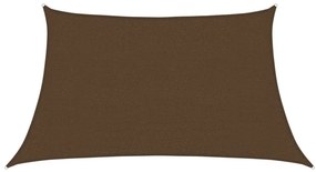 Stínící plachta 160 g/m² hnědá 3/4 x 2 m HDPE 311818