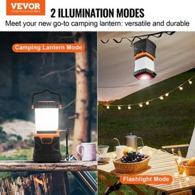 LED kempingová lucerna na baterie Vše v jednom pro výjimečný zážitek
