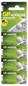 GP Batteries Alkalická knoflíková baterie GP LR44 A76F 5 ks