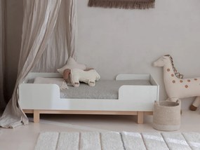 Rostoucí dětská postýlka BASIC 70x140 cm Zvolte barvu: Bílá