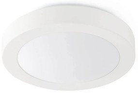 Koupelnové stropní světlo Logos, Ø 27 cm, bílá
