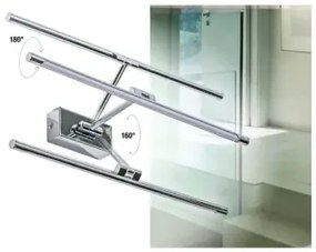 LED nástěnné svítidlo Davinci 48 satin