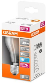 OSRAM Classic A LED žárovka E27 5W 4 000K matná stmívaná
