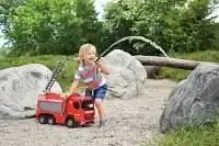 Lena Mercedes hasičské auto Arocs červená / od 3 let