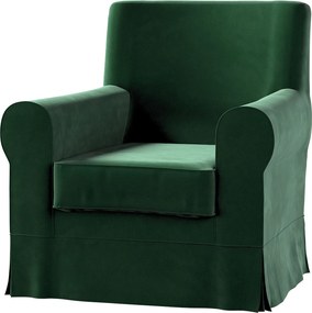 Potah na křeslo IKEA Ektorp Jennylund barva zelená látka lesklé, sametová