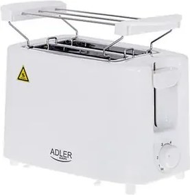 Adler AD 3223 bílá / Topinkovač / 900W / 6 stupňů
