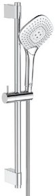 Ideal Standard Idealrain Evo Jet - Set sprchové hlavice Diamond, 3 proudy, tyče 600 mm a hadice, chrom B1762AA