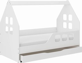 Wooden Toys Dětská postel DOMEK se zásuvkou 160x80, pravá