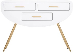 Designová konzole Raghnall 110 cm bílá