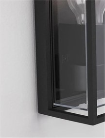 NV 9492760 Venkovní nástěnné svítidlo REGINA antracitový hliník čirý a matný akryl E27 1x12W 220-240V bez žárovky IP65 - NOVA LUCE