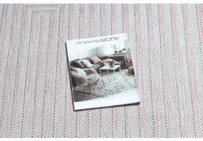 Dywany Luszczow Kusový koberec SISAL SION bludiště 22376 růžový / ecru Rozměr koberce: 160 x 220 cm