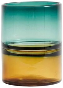 Skleněná váza s barevným přechodem