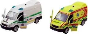 MaDe 06441 Auto záchranářské SK / 2 druhy / 11 cm / pullback / od 3 le