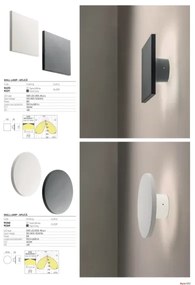 Redo 90369 - LED Venkovní nástěnné svítidlo AURA LED/8W/230V 3000K IP65 antracit