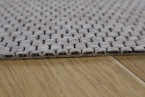 Timzo, Metrážový koberec Nature platina - neúčtujeme odřezky z role, na míru, šíře 2m,3m,4m,5m, šedá, filc, chodba / předsíň