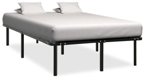 Rám postele černý kov 180 x 200 cm - Default Title
