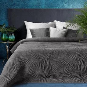 Moderní přehoz na postel v šedé barvě Šířka: 220 cm | Délka: 240 cm