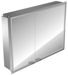 Emco Prestige - zapuštěná zrcadlová skříňka s LED osvětlením, 815x665x17,4 mm 989706023