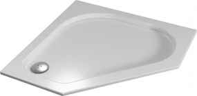 Pětiúhelníková akrylátová sprchová vanička Teiko ZEUS 90x90 cm