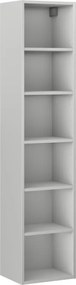 Mexen Box-A, vysoká koupelnová skříňka 35x44,2x160 cm, šedá matná, 91AX1-1600-300-1-62