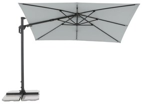 Doppler ACTIVE 310 x 210 cm - moderní slunečník s boční nohou světle šedá